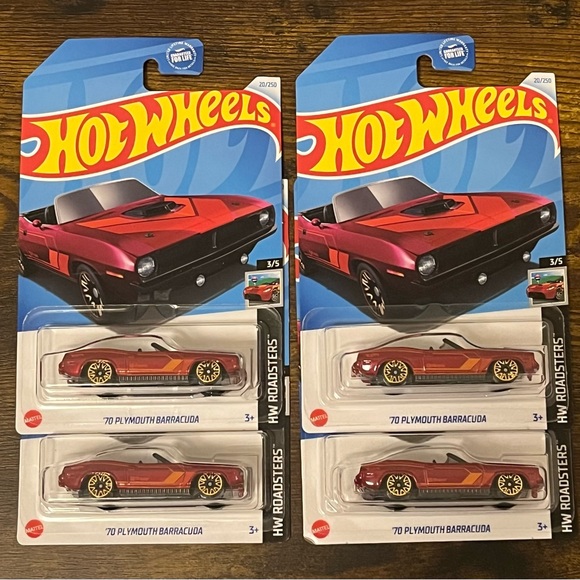 Hot Wheels | Toys | Lot Of 4 Hot Wheels 97 Plymouth Barracuda 2024 35 ...